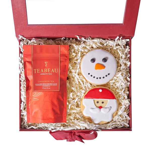 Christmas Cookie & Tea Box – Christmas gift baskets – America delivery ...