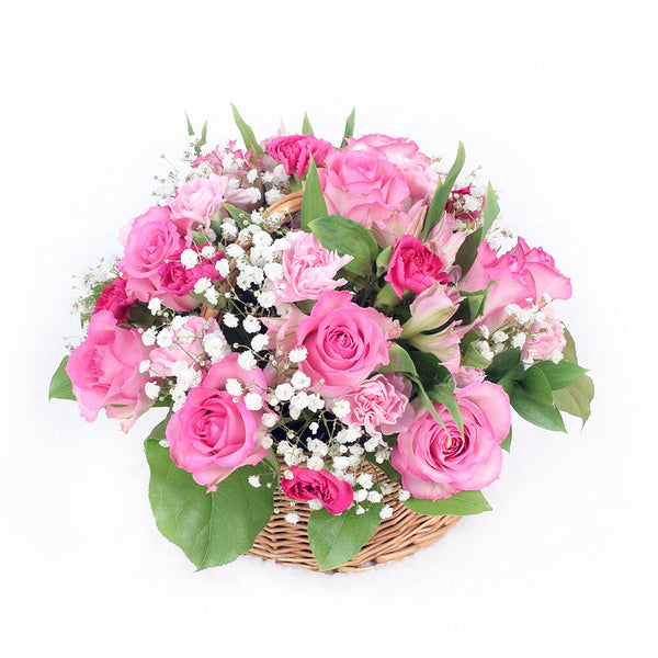 Rose Gifts | Simply Sweet Spring Flower Basket - America Delivery ...